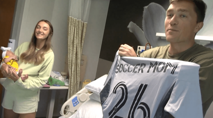 Crew players visit team’s newest fans