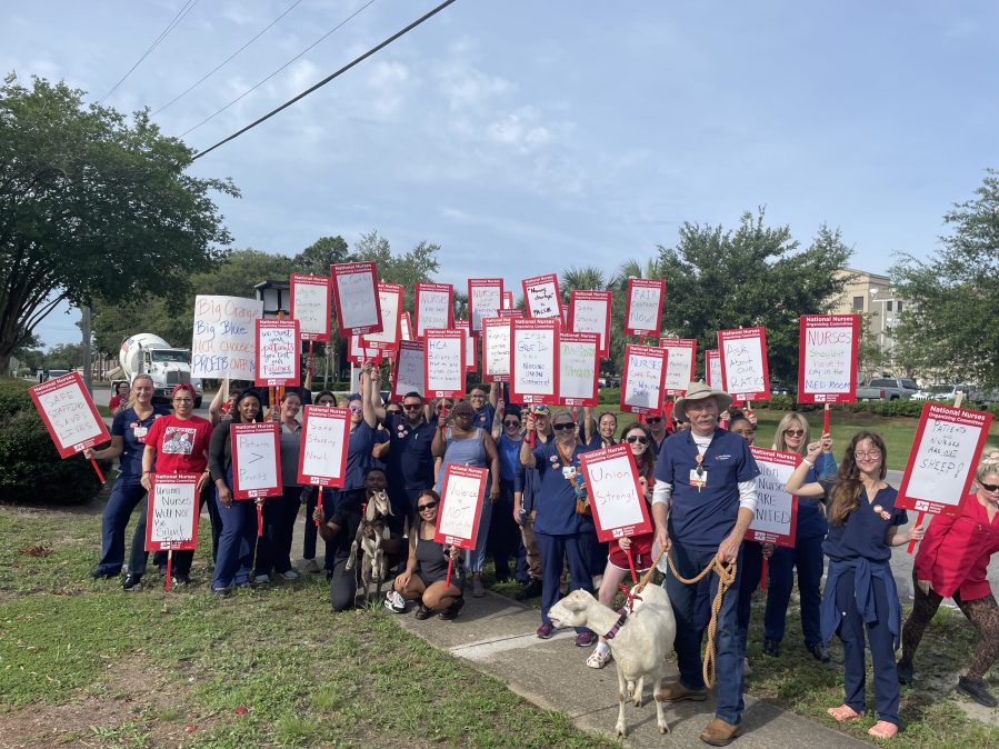 HCA Fort Walton-Destin nurses push for better pay, conditions