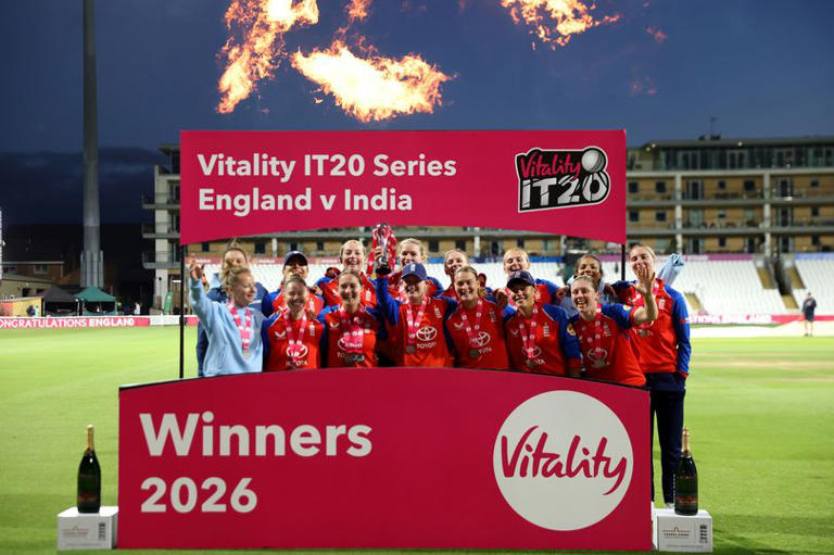 Alice Capsey inspires England to record run chase to seal series win ...