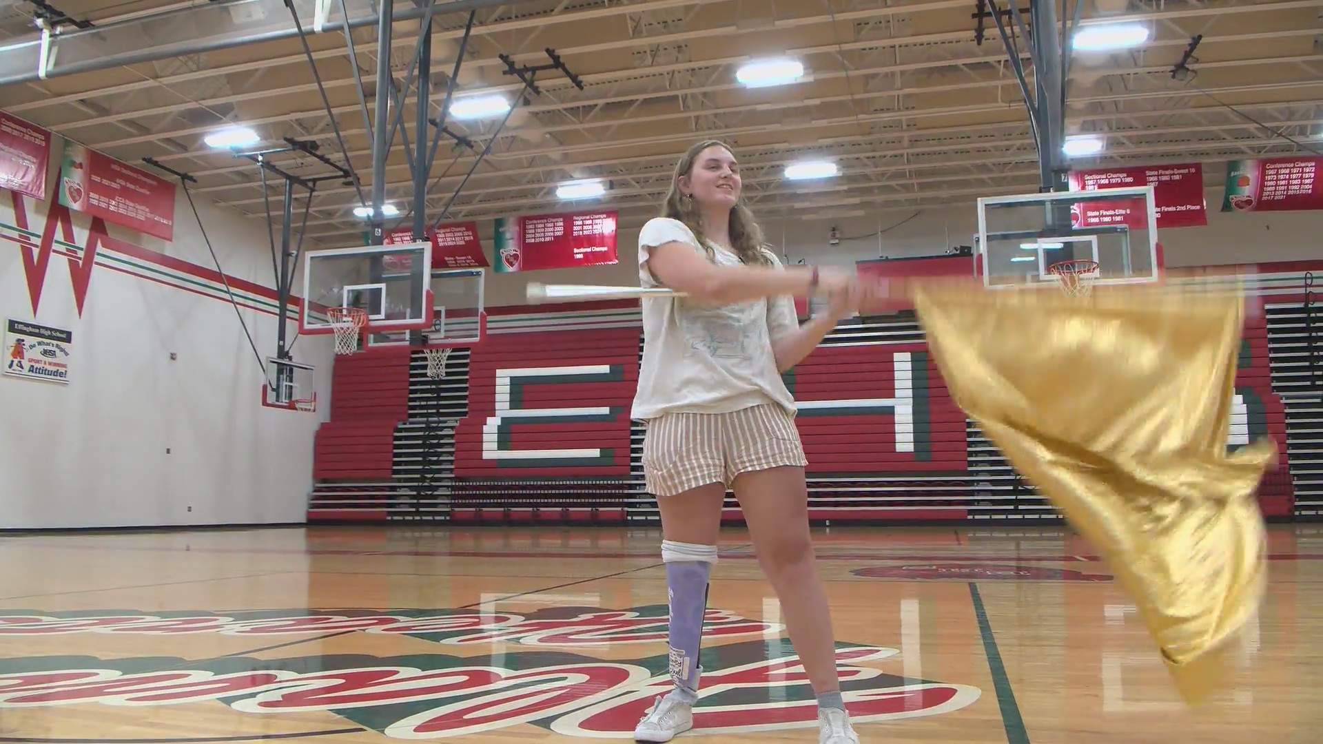 The power of prosthetics: Effingham HS senior persevering in marching band