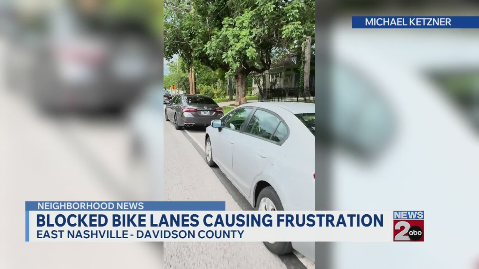 Blocked bike lanes causing frustration in East Nashville
