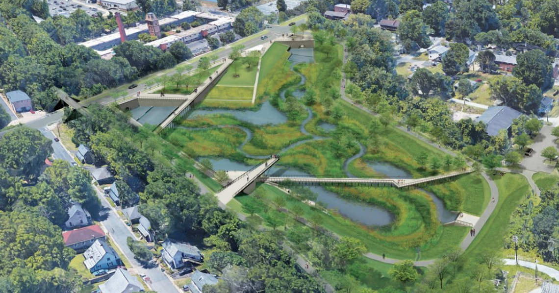 Work on Durham urban wetland to reroute downtown traffic for months ...