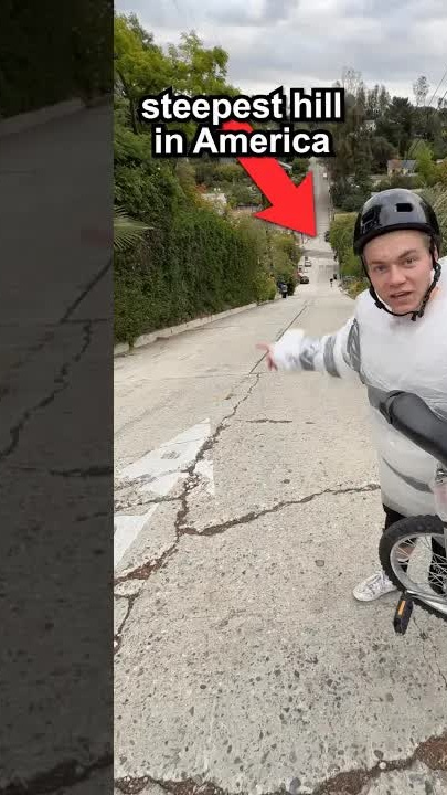 Conquering America's steepest hill on unicycle, scooter, and drift trike!