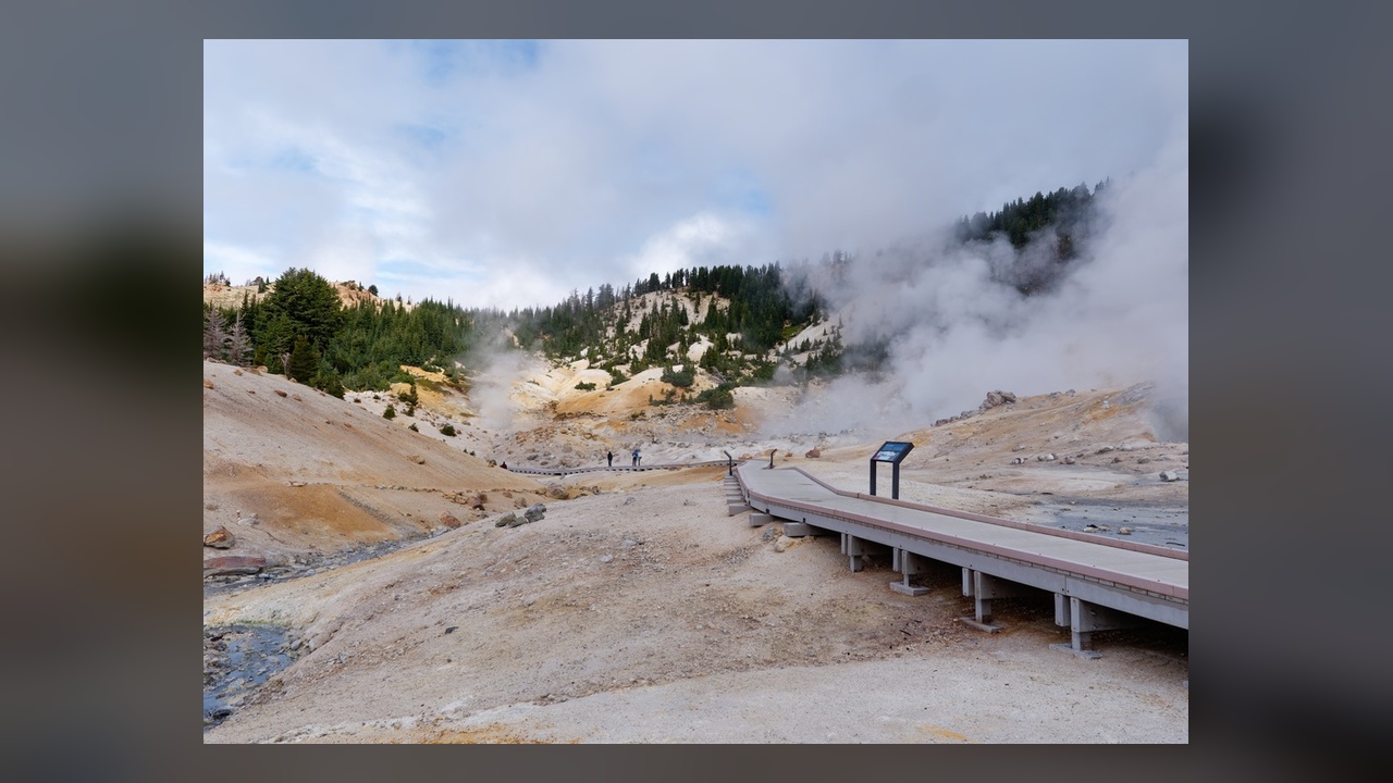 This Northern California park has four types of volcanoes and the ...