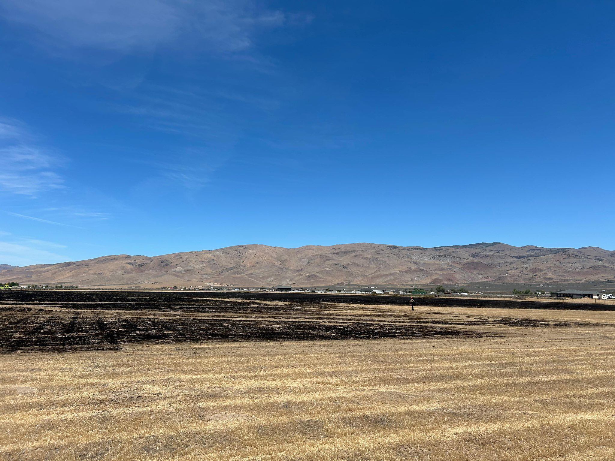 Forward progress stopped on fire north of Reno
