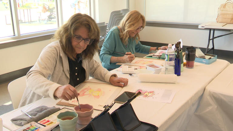 Summer Whimsy watercolor class offers creative outlet at Howard Park