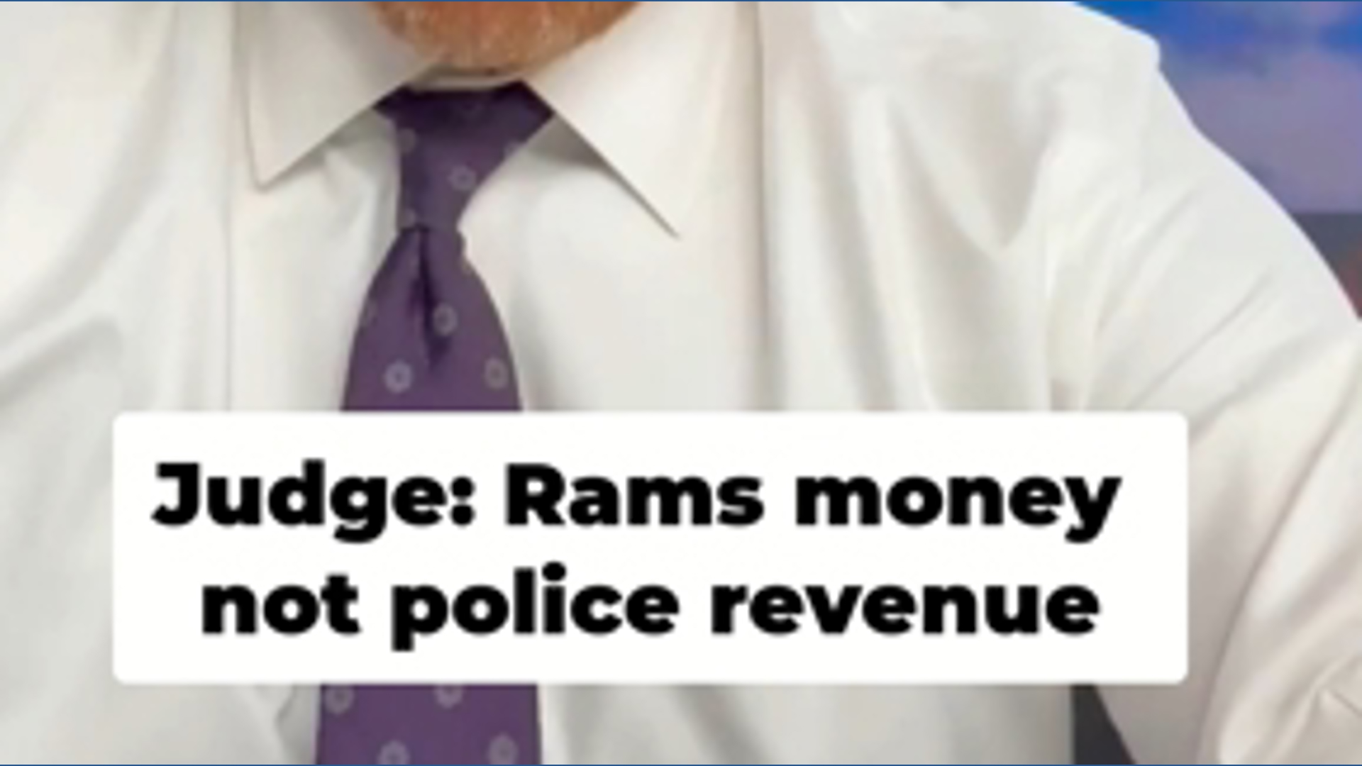 Court rules in St. Louis police funding fight; city wins round on Rams ...