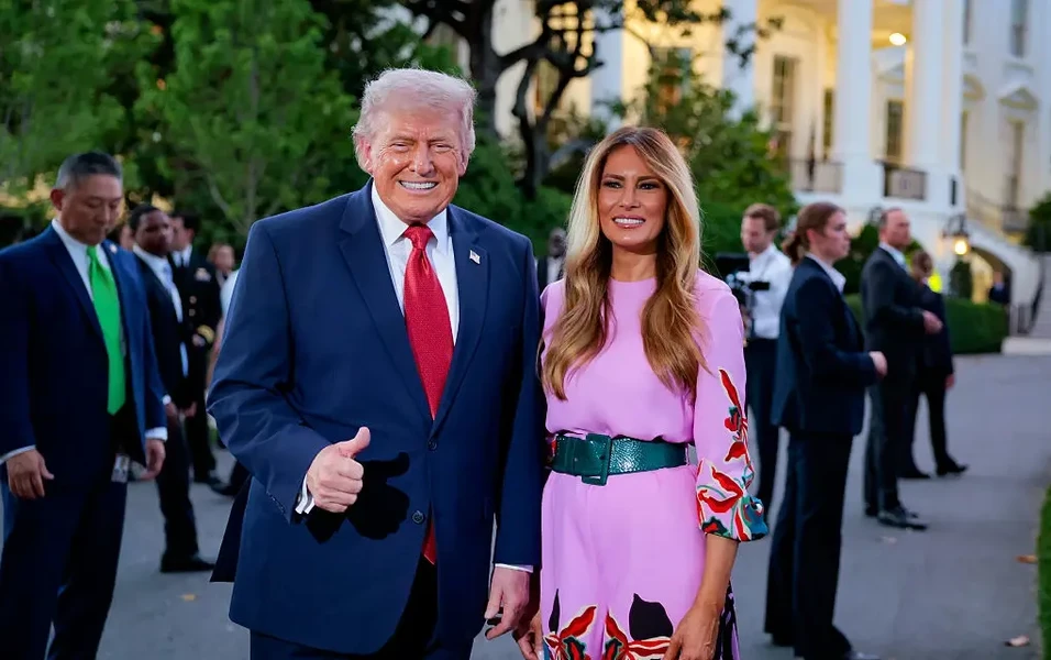 Leaked recording revives disputed claim over Melania Trump meeting