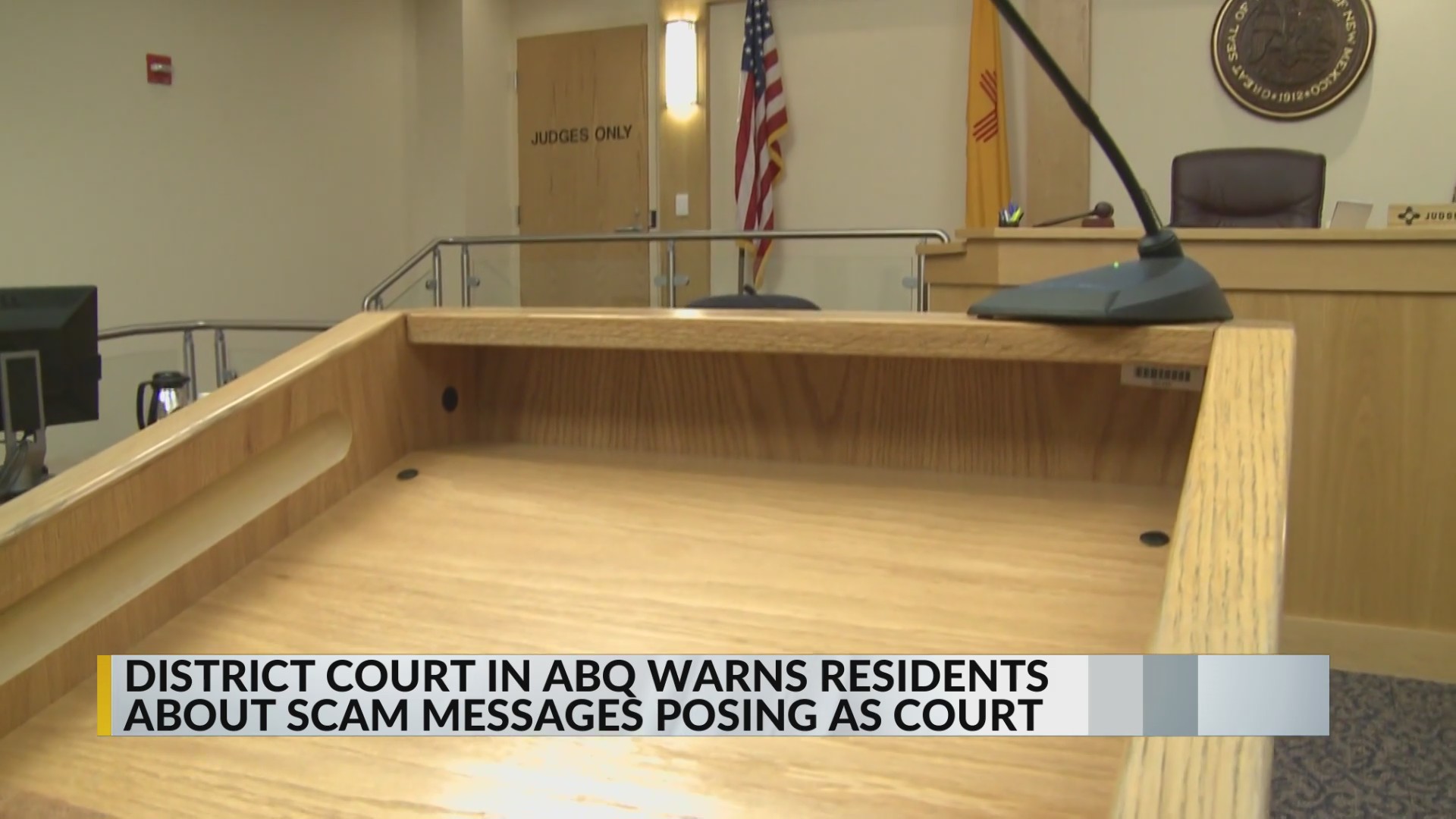 Second Judicial District Court warns about fake text messages circulating