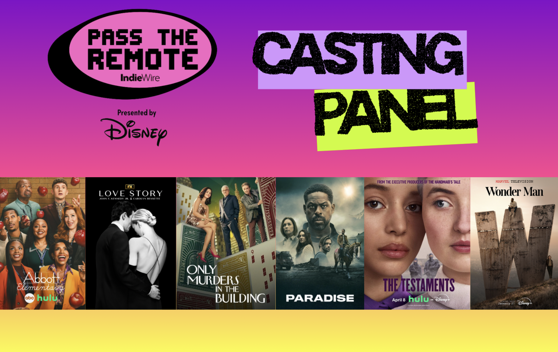 IndieWire, Disney to host Pass the Remote casting panel