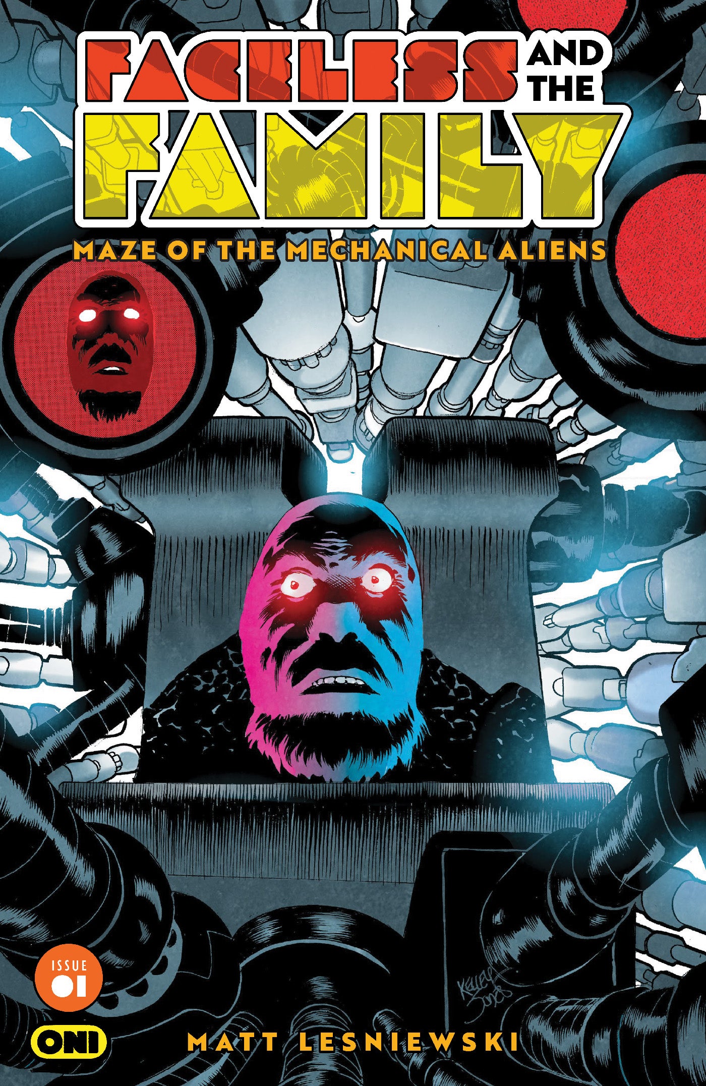 Faceless and the Family: Maze of the Mechanical Aliens #1 preview gallery