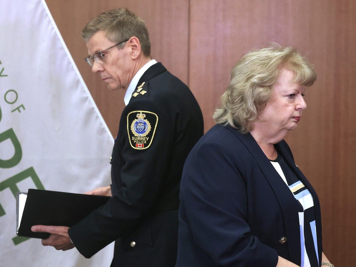 Surrey police transition chaos emerges as fall municipal election issue