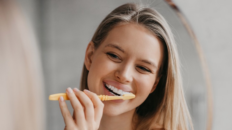 What happens to your teeth when you brush them every day