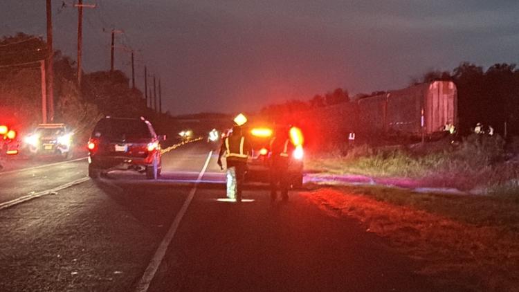 3 in critical condition after train crashes into vehicle west of San ...