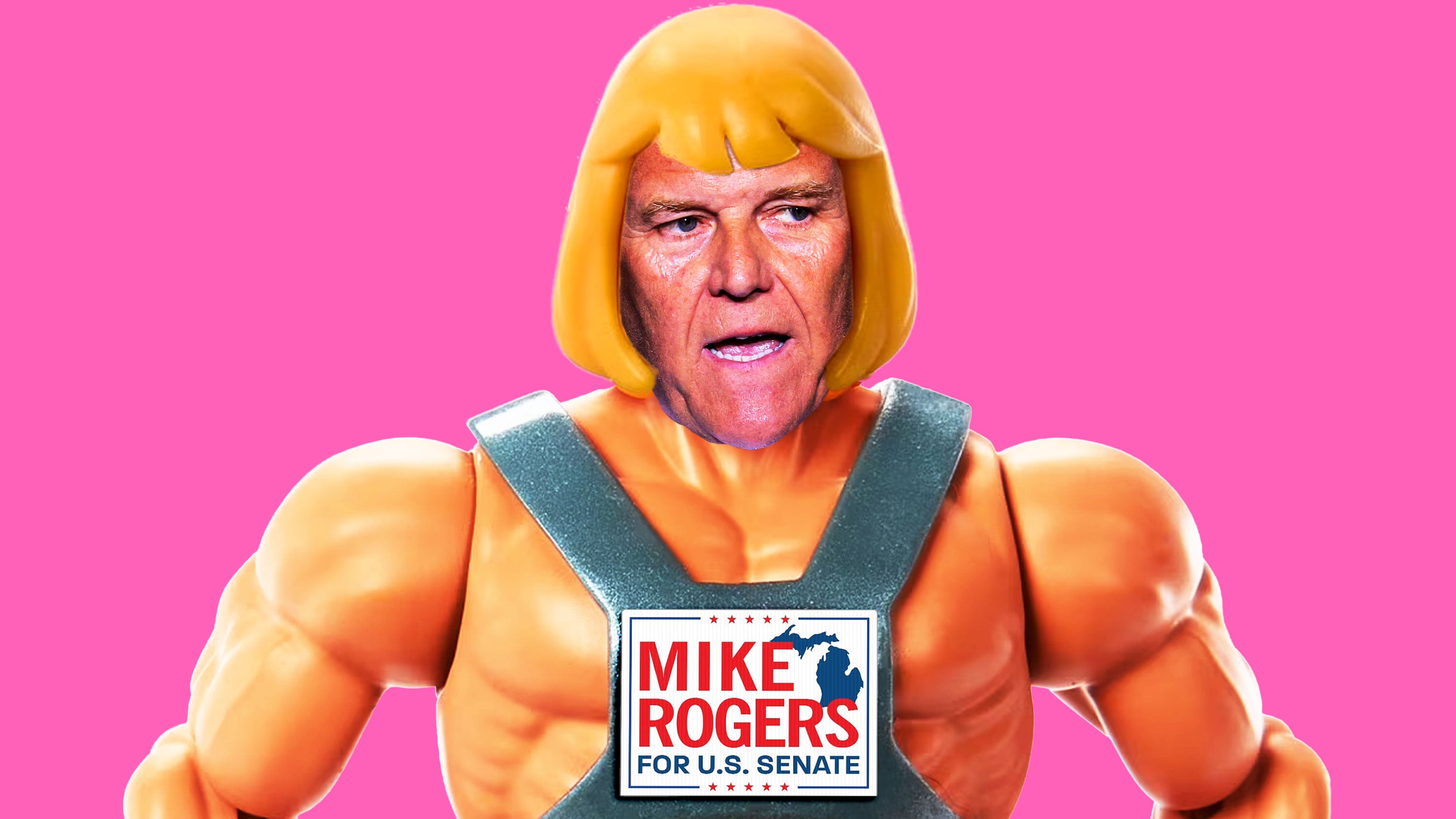 GOP Senate candidate Mike Rogers mocked over AI-altered photos