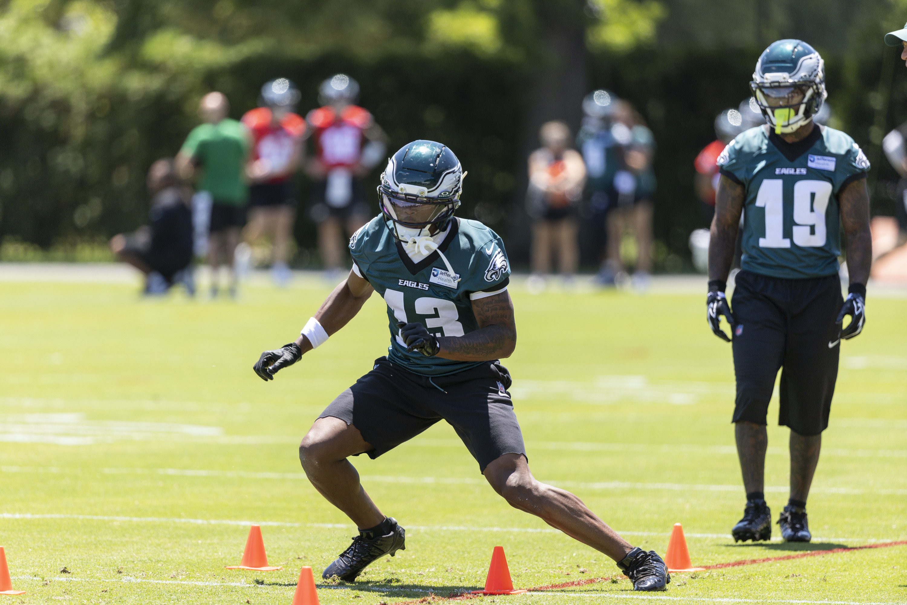 Eagles practice observations: Makai Lemon sidelined; Riq Woolen shines ...