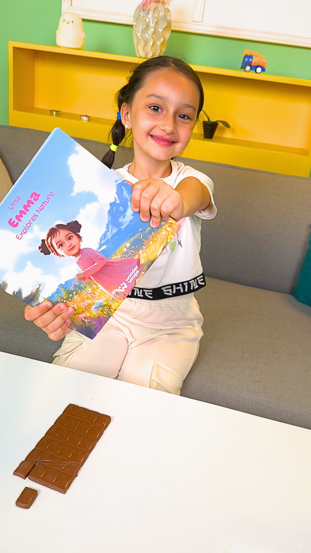 She solved the chocolate puzzle and got the sweetest storybook surprise 🍫