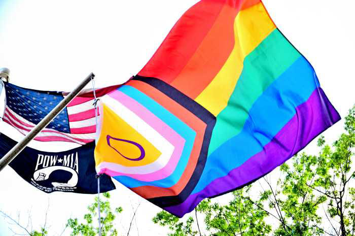 Rainbow flags go up at Stonewall for Pride Month