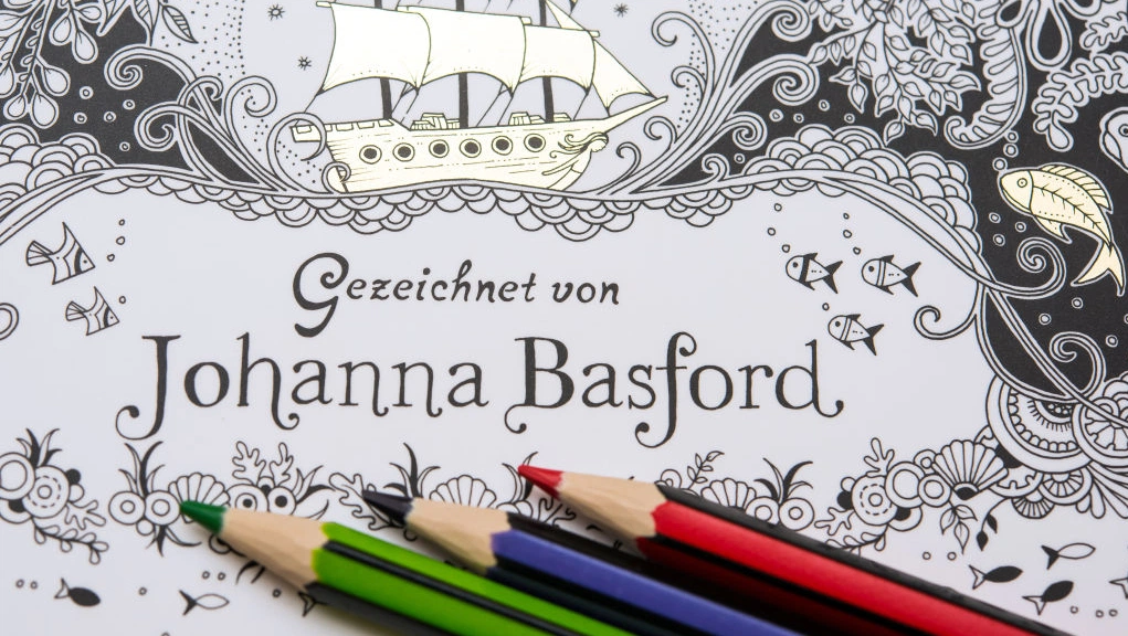 Finding calm through adult coloring pages