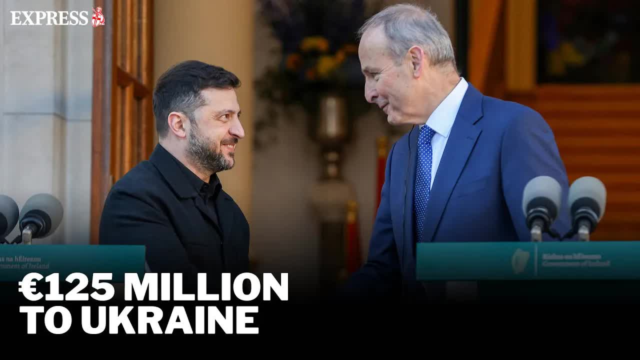 Ireland pledges £125 million to Ukraine amidst Russia war