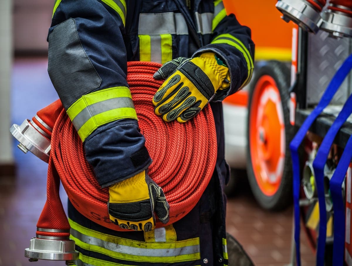 Refrigerated tractor trailer fire closes street, damages buildings in ...