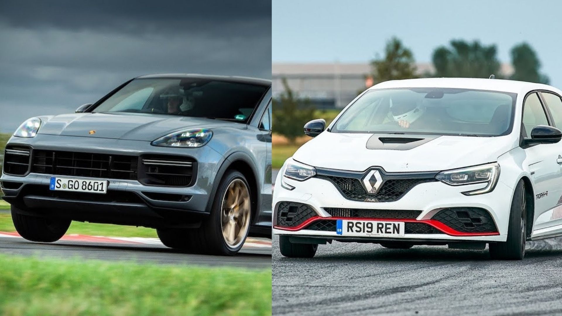 Porsche Cayenne Turbo GT v/s Renault Megane RS Trophy-R