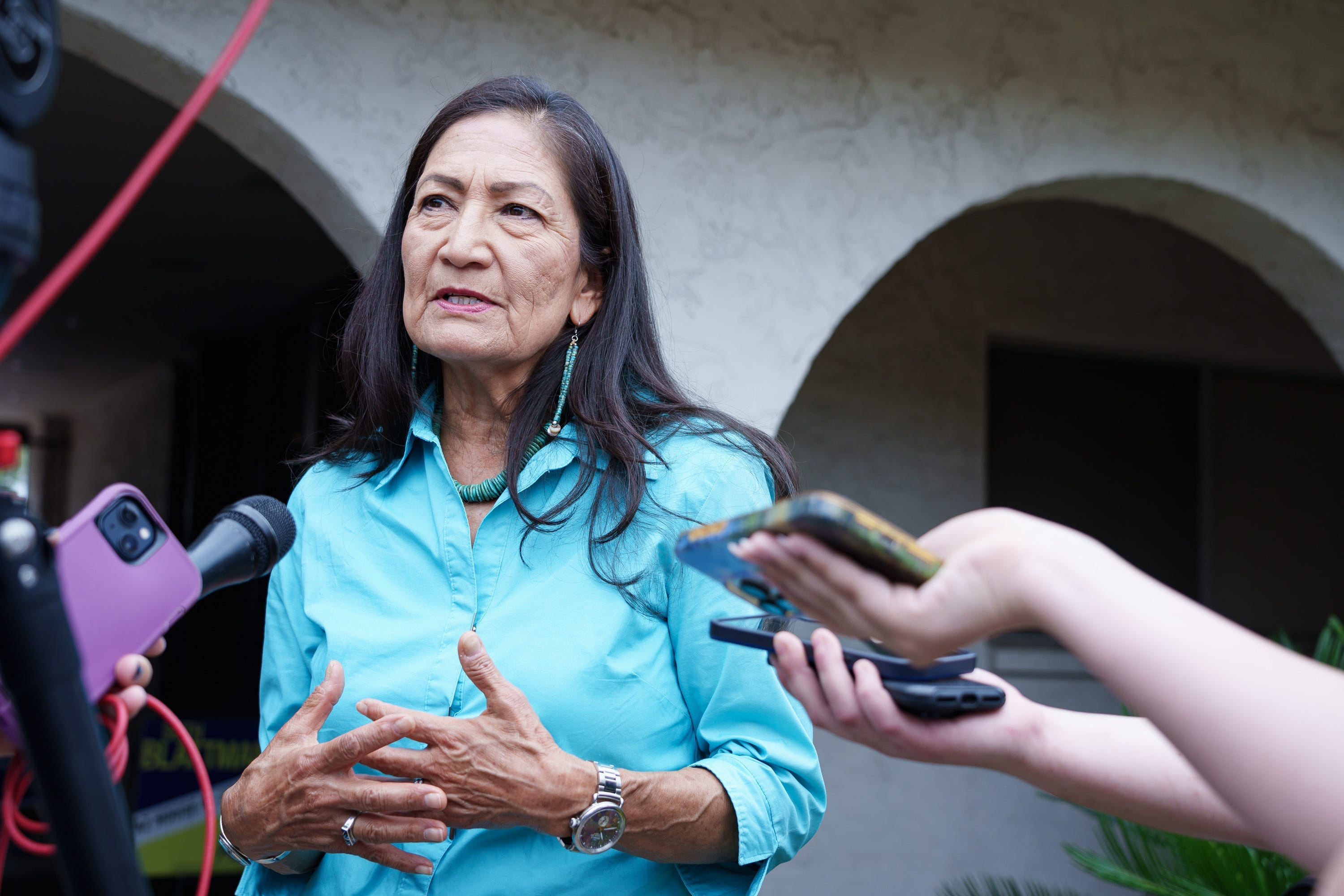 Former Biden official Deb Haaland wins New Mexico primary for governor