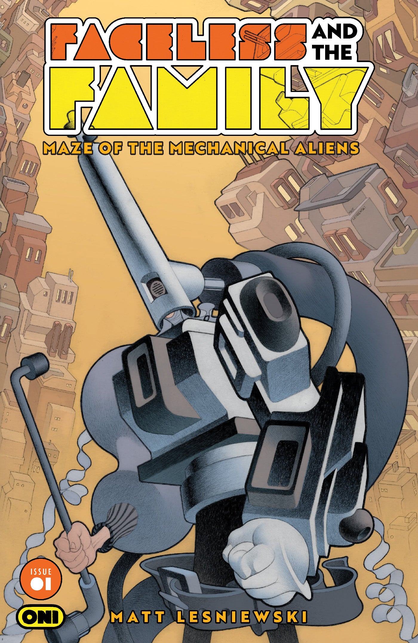 Faceless and the Family: Maze of the Mechanical Aliens #1 preview gallery