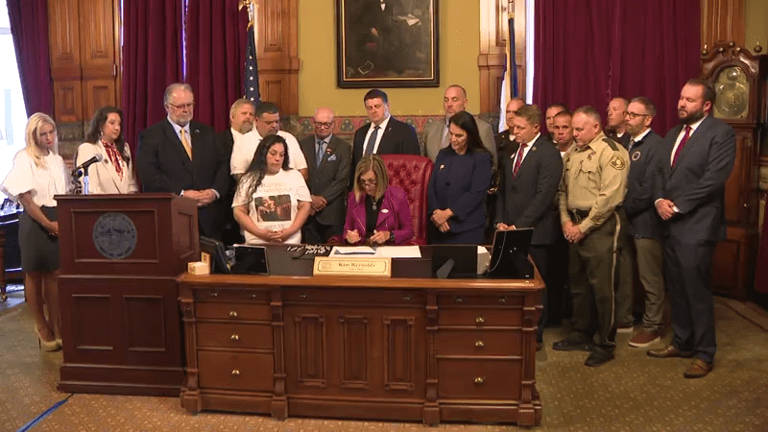 Gov. Reynolds signs 3 public safety bills into law
