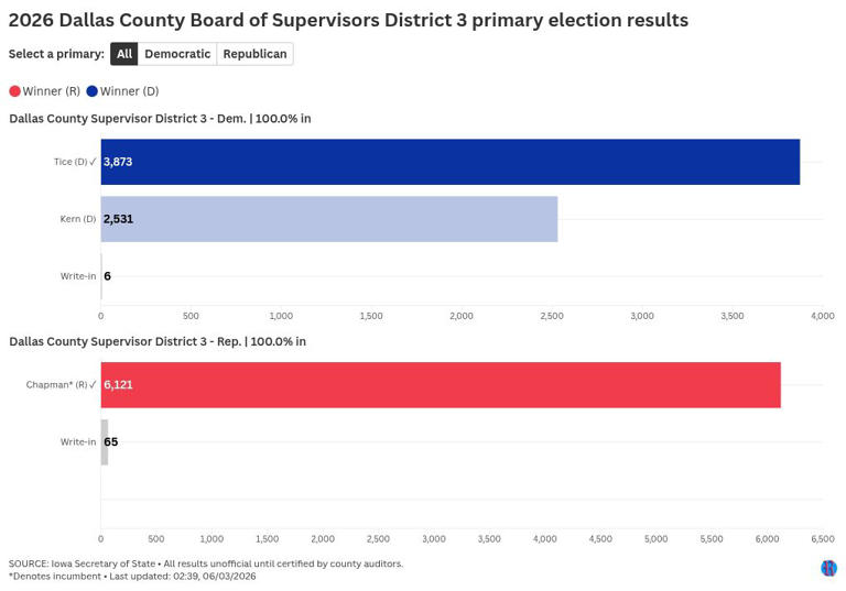 Dallas County voters narrow field for supervisors in primary election