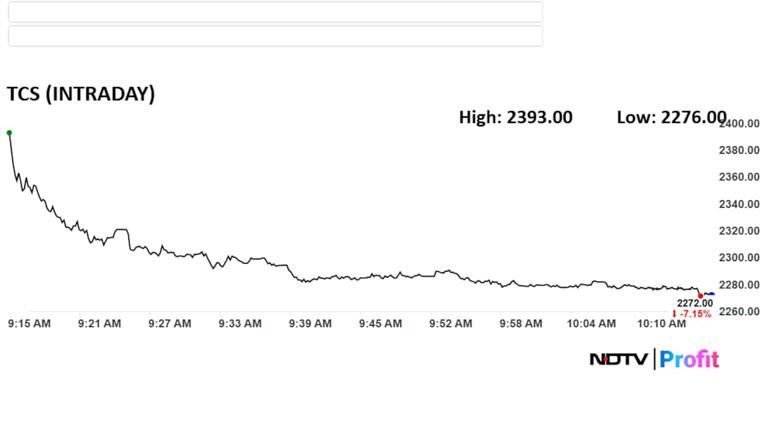 TCS shares see biggest fall since February as stock slumps over 7% ...