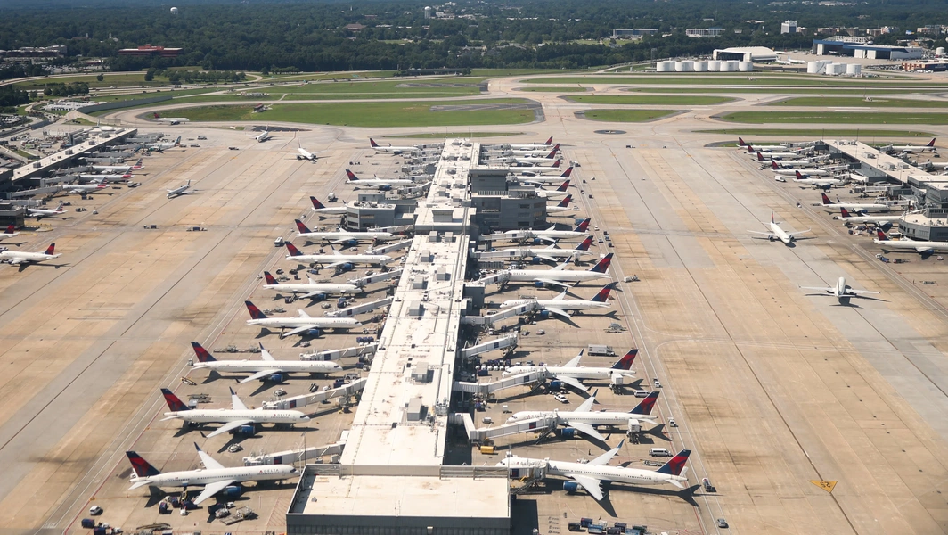 16 busiest airports across the United States in 2025