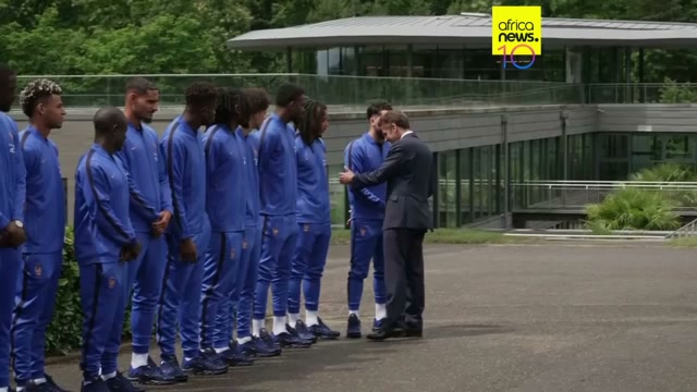 Final preparations for French World Cup team before heading to US