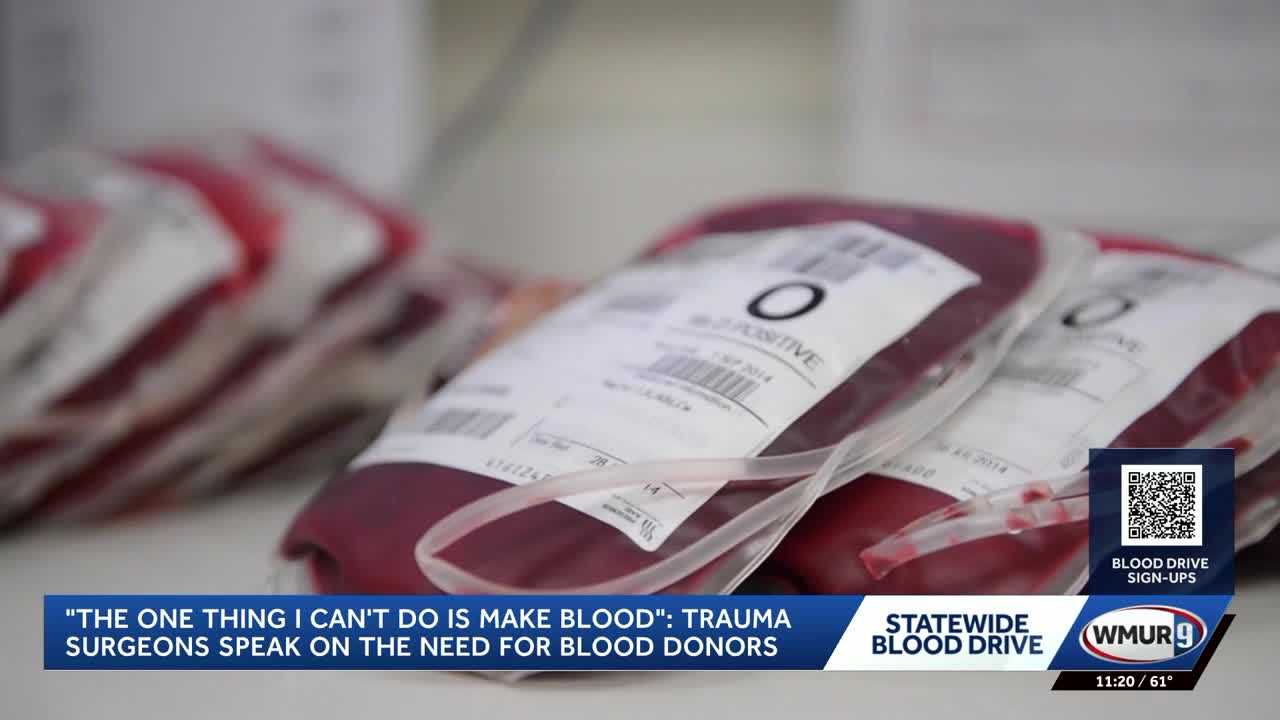 'The one thing I can't do is make blood': Trauma surgeons speak on the ...