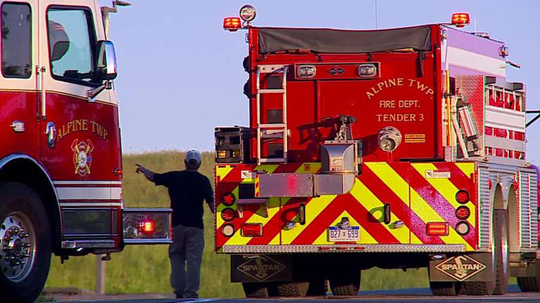 30 firefighters put out fire at Plainfield Township recycling center