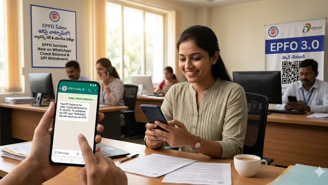 EPFO 3.0: Good news! Check PF balance on WhatsApp, withdraw cash via UPI