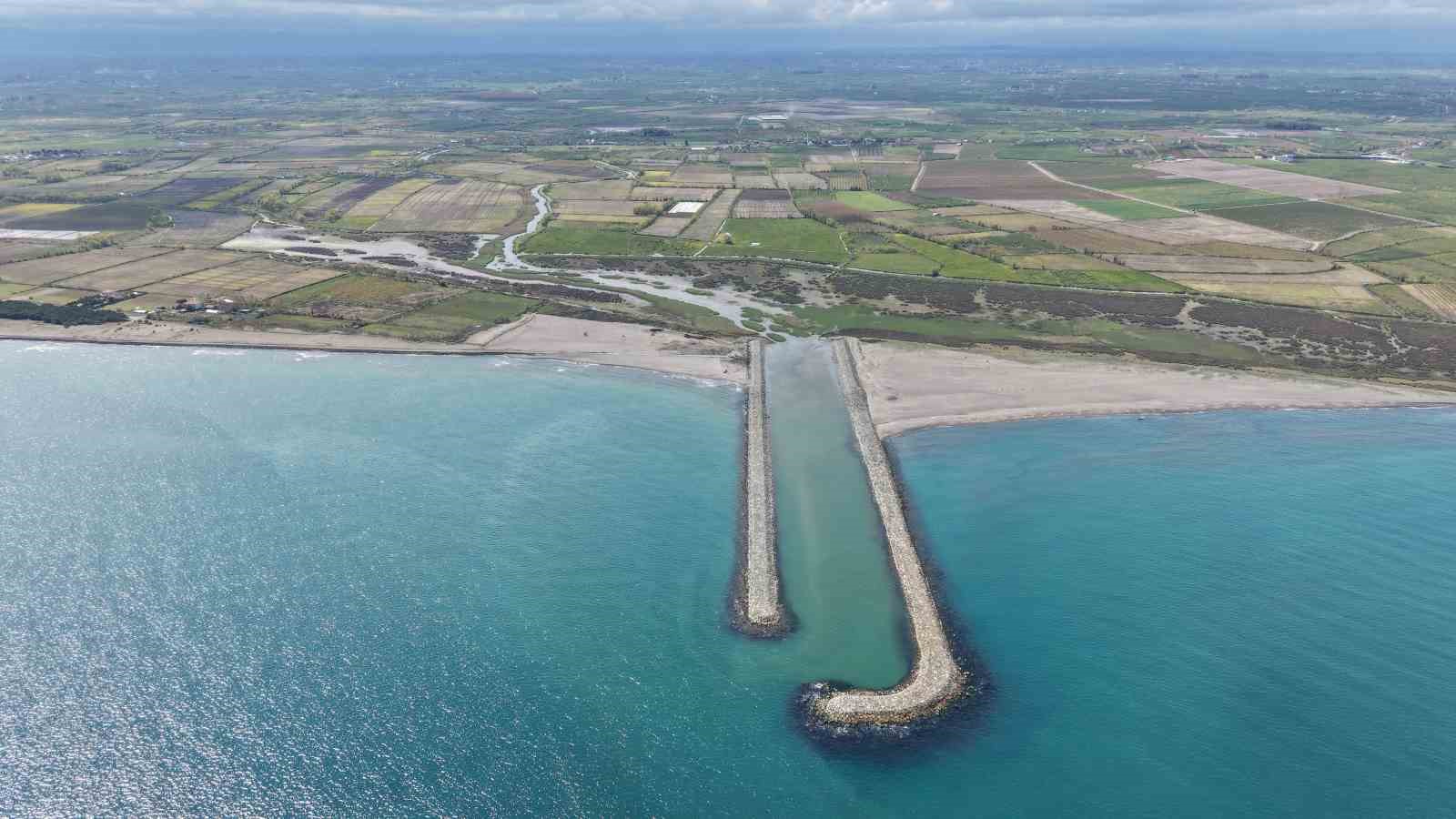 Çarşamba Dumanlı denize çıkış yapısı tamamlandı