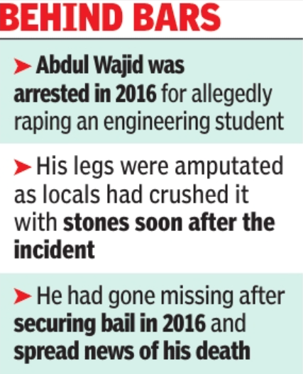 Rape accused faking death for a decade held in Telangana after wife ...