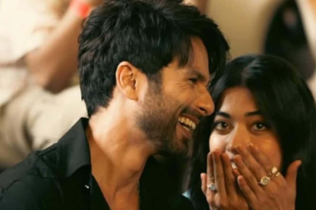 Shahid Kapoor's fun candid moment with Rashmika Mandanna from Cocktail ...