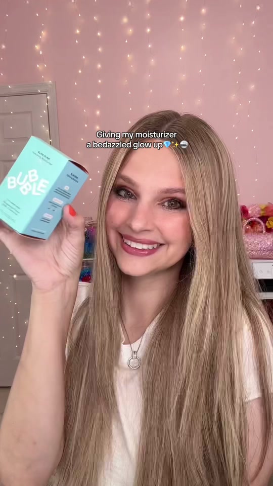Bedazzling my Bubble skincare for a sparkling look