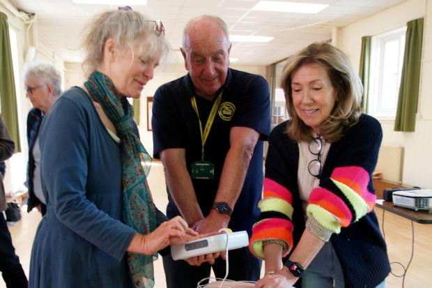 Residents in Dorset village receive CPR and defibrillator training from ...