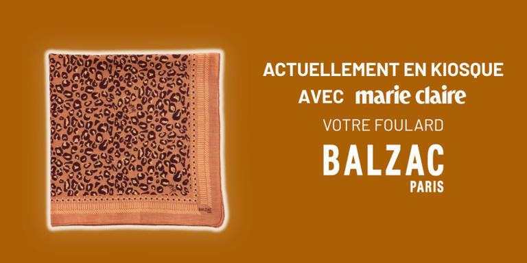 Le foulard Balzac Paris en exclusivité avec Marie Claire