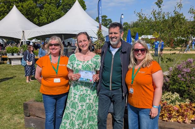 Local garden designer wins award at BBC Gardeners' World Spring Fair