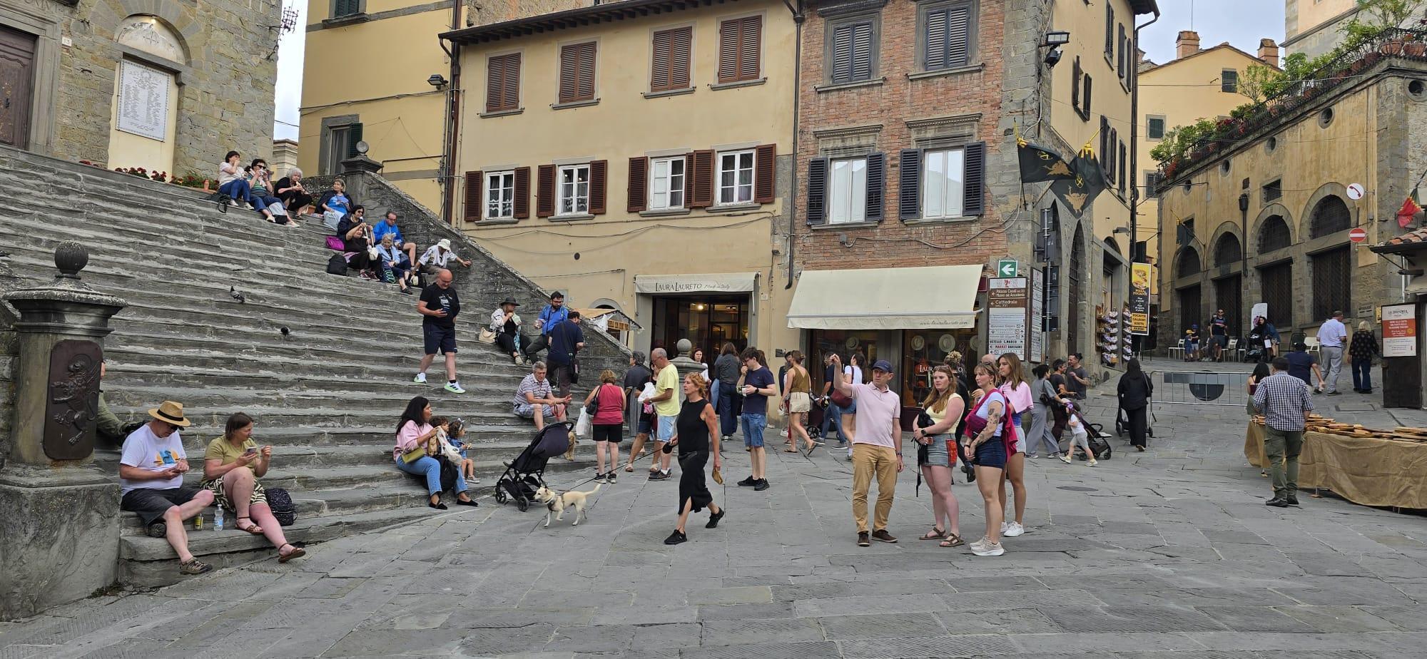 Un ponte da record per Cortona. Presenza di turisti oltre le previsioni
