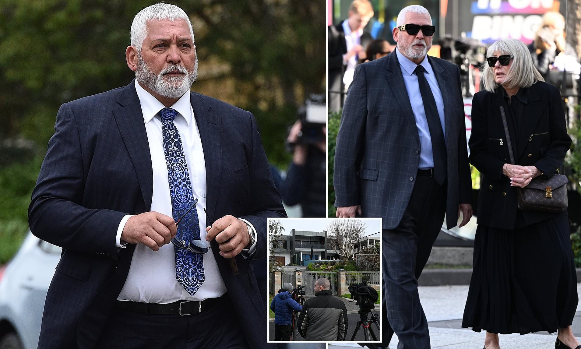 Melbourne identity Mick Gatto and his wife are arrested during raid at ...