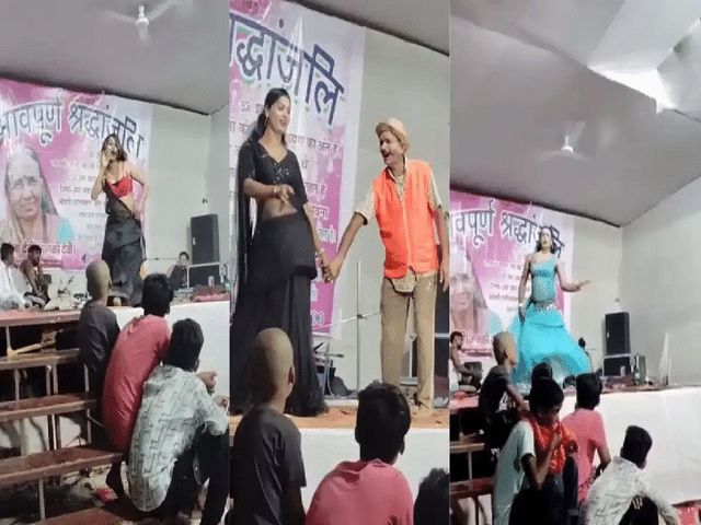 Video: Where do these people come from? A mourner dances to obscene ...