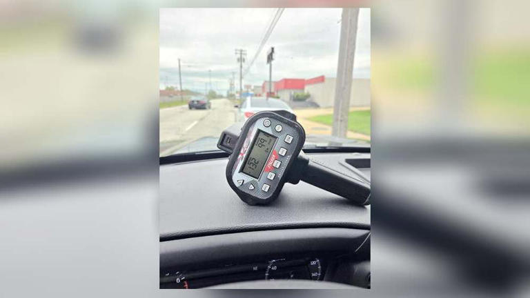 Officer stops vehicle going over 130 mph, more than double the speed ...