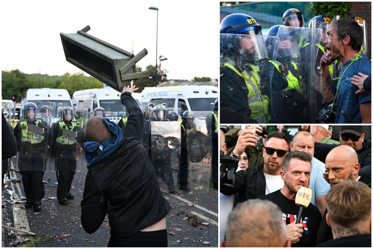 Thugs who attacked police at Nowak protest to face 'full force of law'