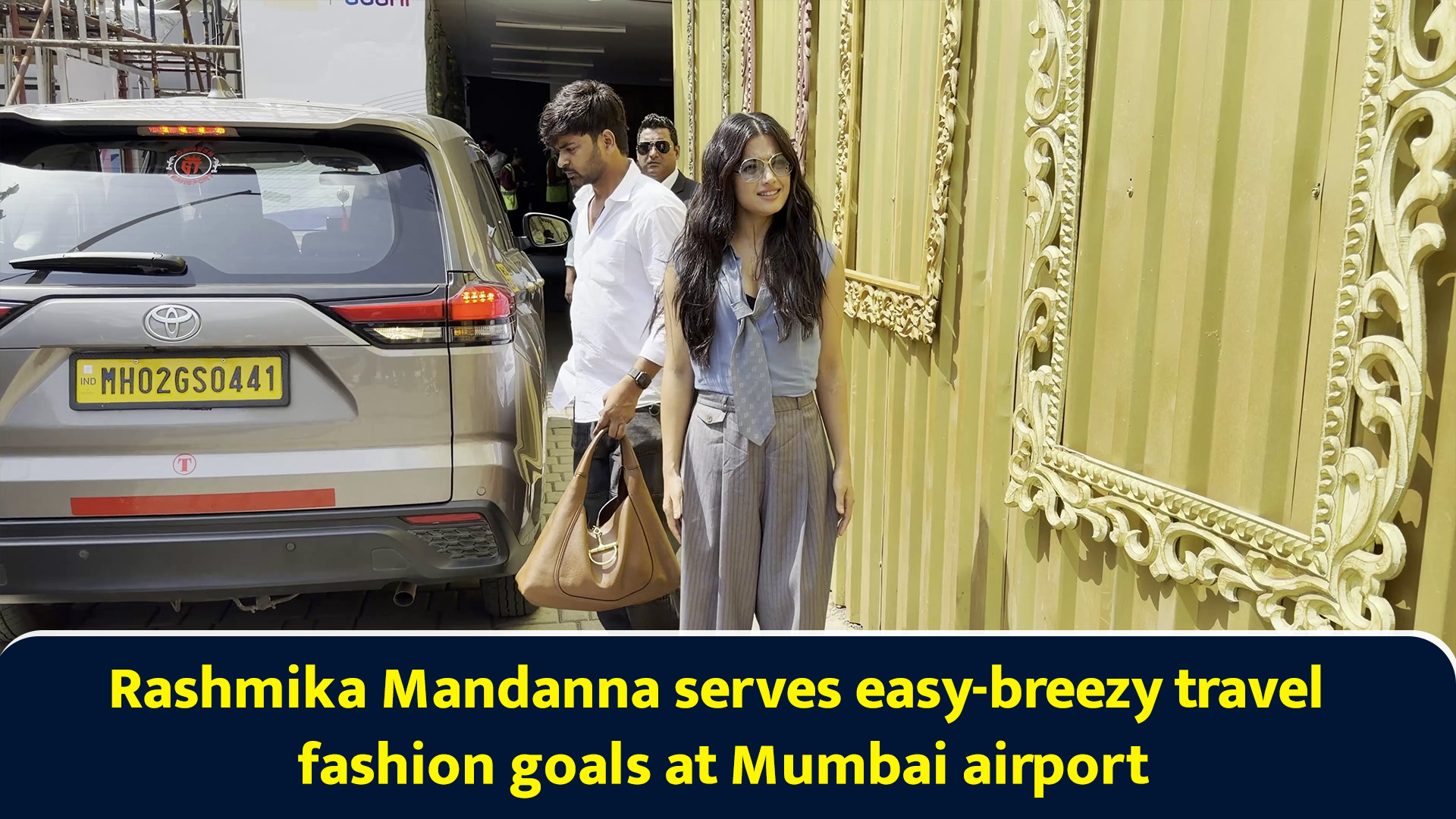 Rashmika Mandanna serves easy-breezy travel fashion goals at Mumbai airport
