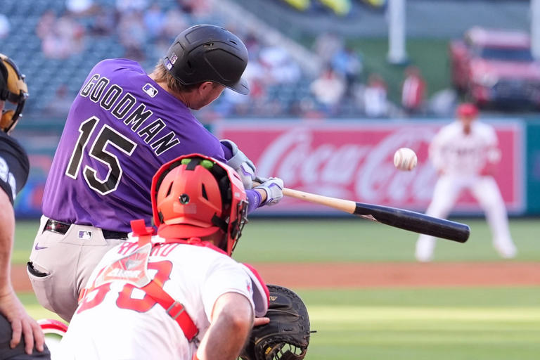 Rumfield gets gift homer when flyball bounces off Adell's head as ...